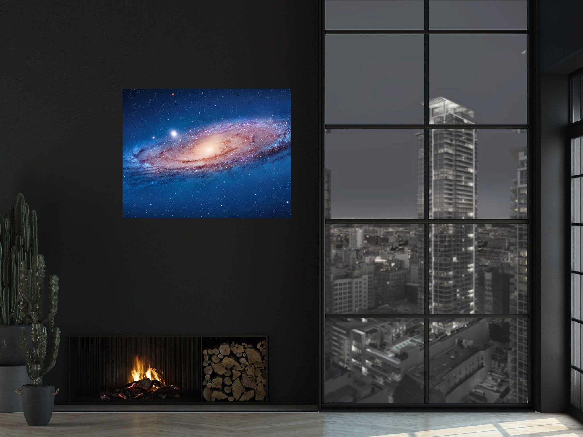 The Galaxy Canvas Wall Art, Space Wall Art, Stars Wall Art, Universe ...