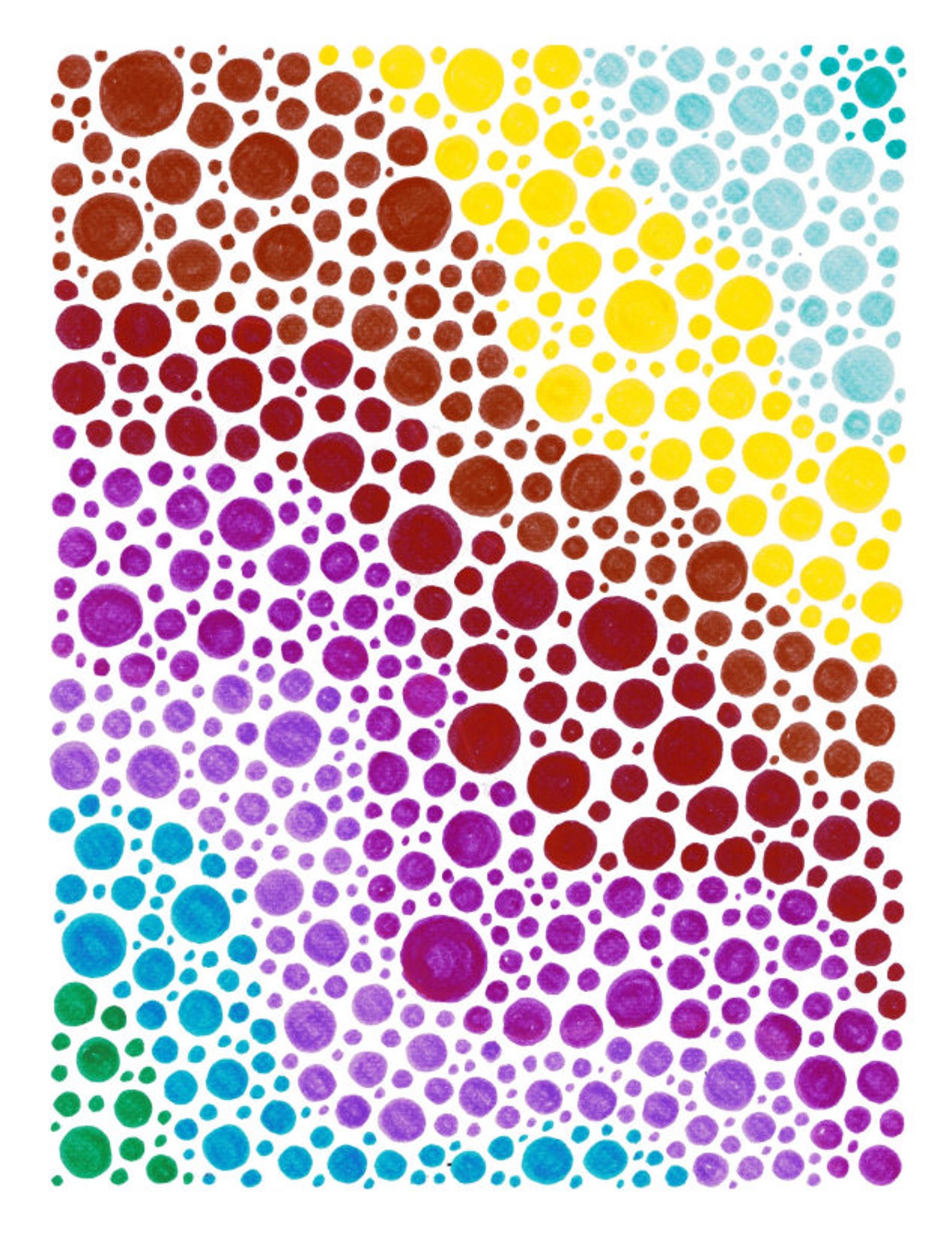 25 Wacky Printable Reverse Coloring Pages Unique Abstract Activity Set ...