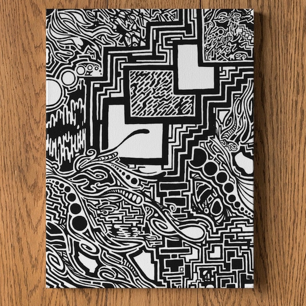 25 Wacky Printable Reverse Coloring Pages Unique Abstract Activity Set ...