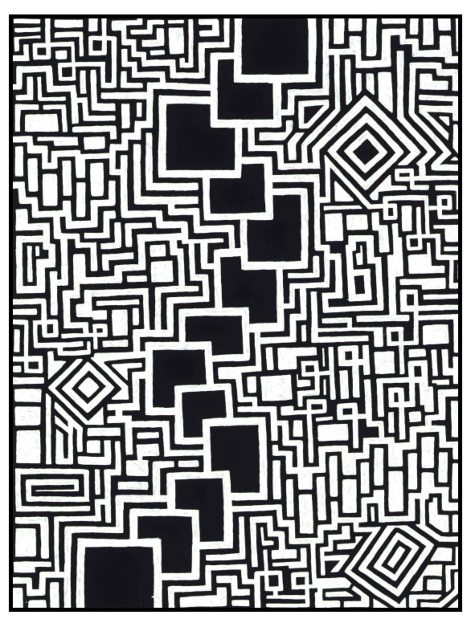 50 Geometric Adult Coloring Pages Printable Coloring Bundle Abstract ...