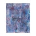 Purple and Blue Spring Style Abstract Art Print 9x11 Flower Inspired ...