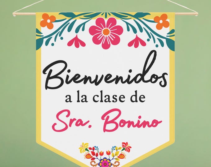 PRINTABLE Editable Spanish Teacher Door Sign Custom Spanish Teacher ...