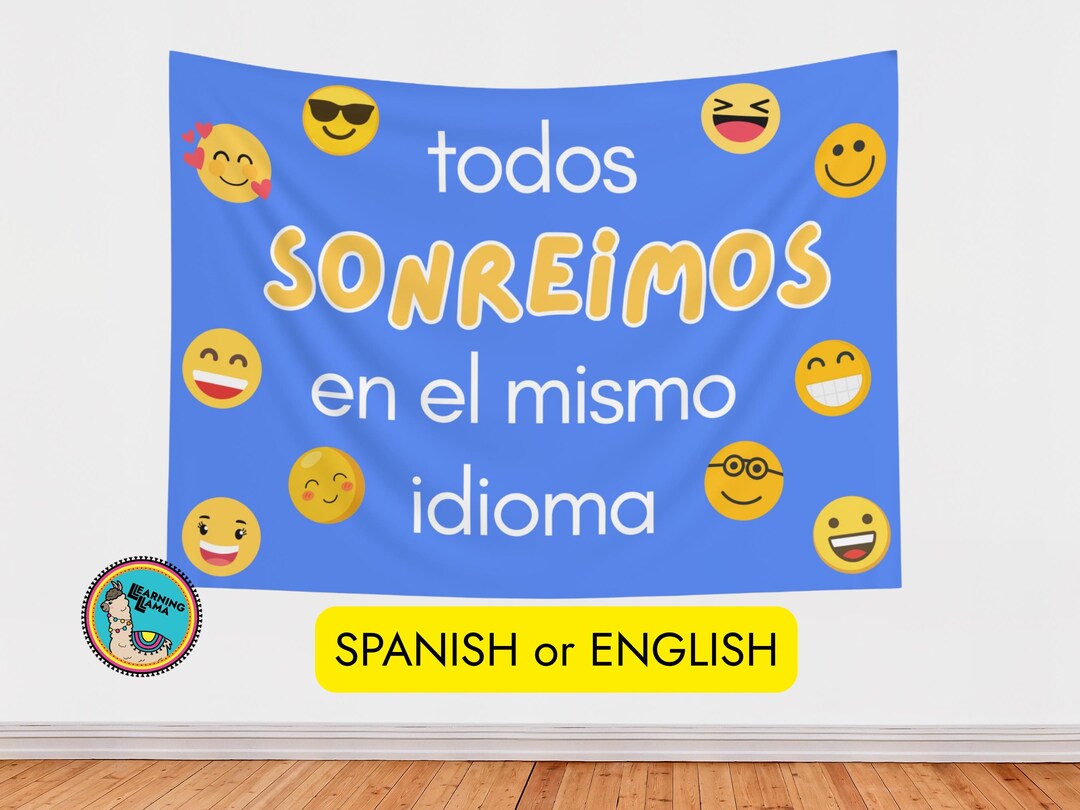 Smiley Face Decor | We All Smile in the Same Language | Todos Sonreímos ...