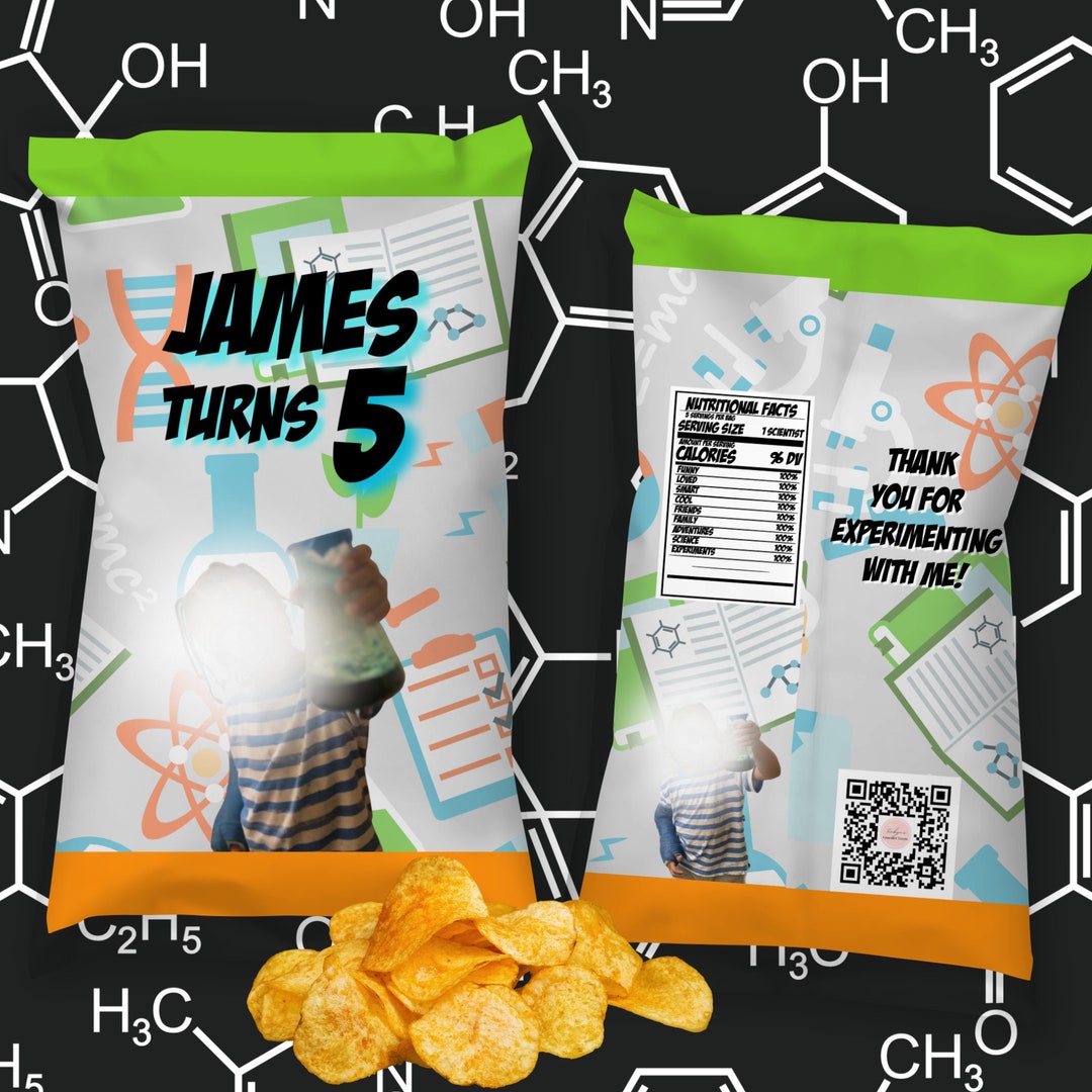 Science Chip Bag Digital Download - Etsy