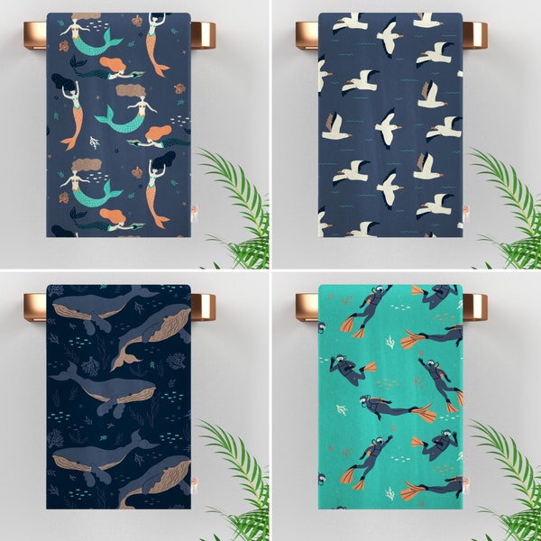 Nautical Tea Towel - Etsy