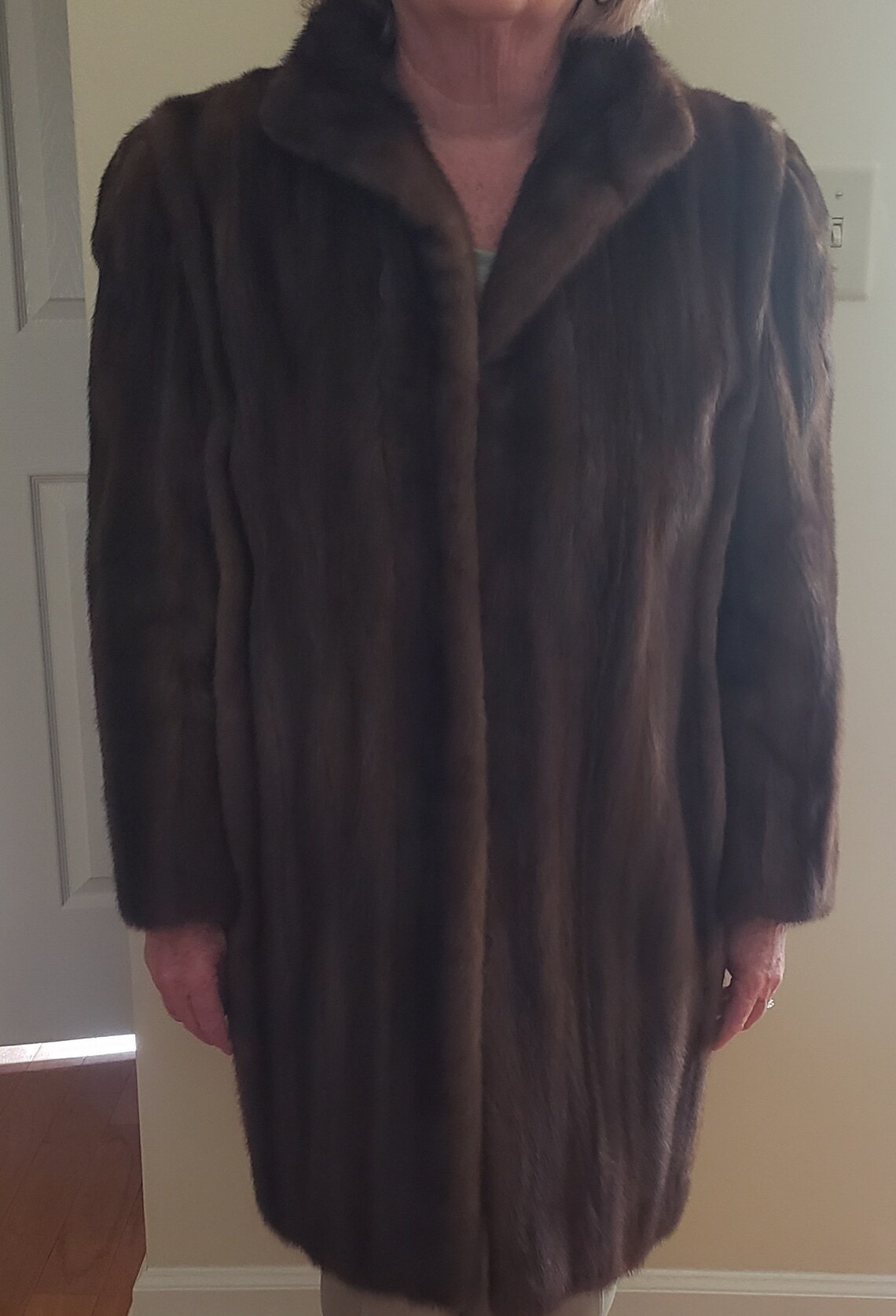 Mary Mcfadden Real Mink Fur Coat W Appraisal for 9400 at Fraction of ...
