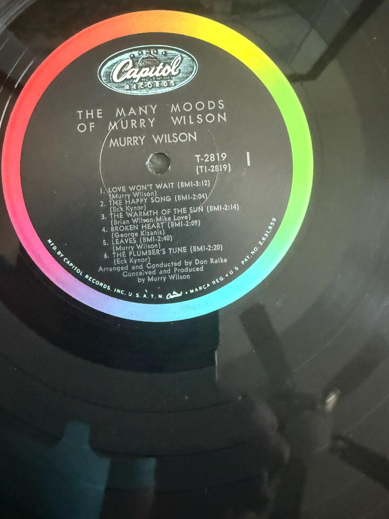 Vintage LP by Bee Gees Father "the Many Moods of Murry Wilson" With ...