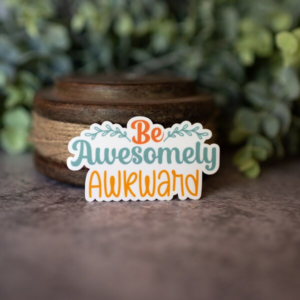 Awkward Sticker - Etsy