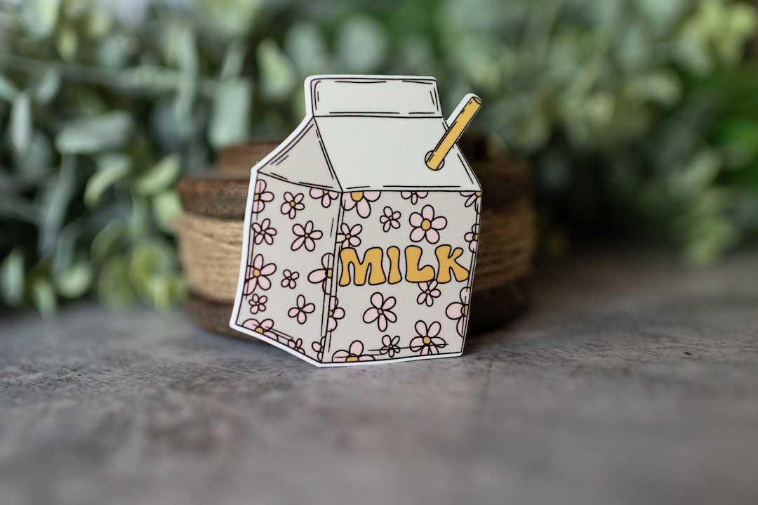 Milk Sticker, School Milk Carton, Back to School Sticker, Retro Milk ...