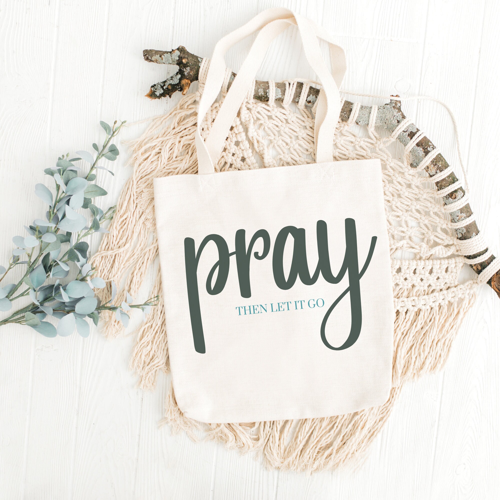 Pray, Then Let It Go SVG File Pray SVG File Let Go Let God Pray Cut ...