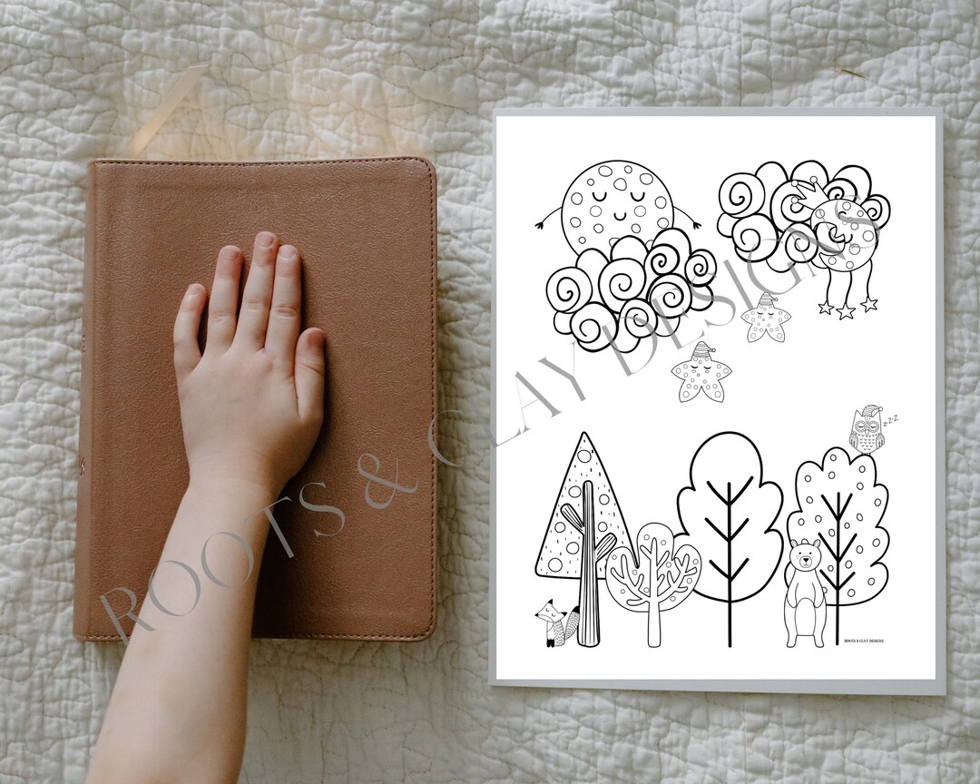 Minimalist Coloring Pages for Kids, Teens Simple Coloring Pages for ...