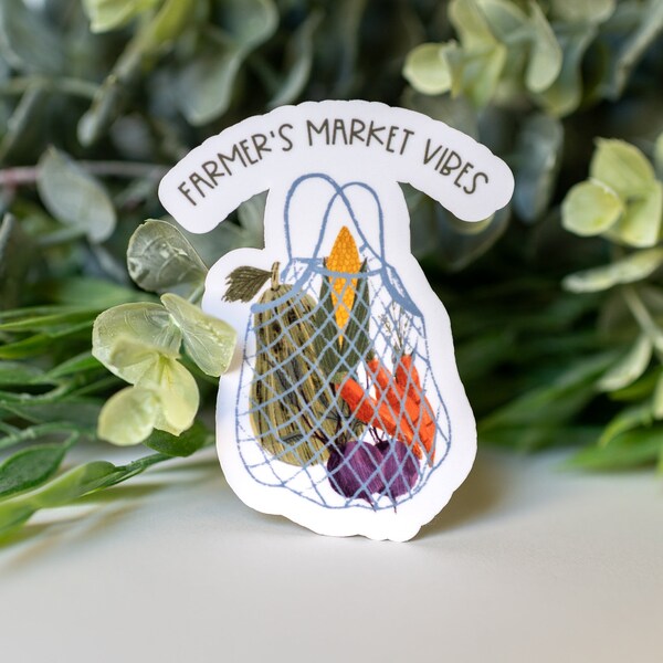 Farmer Sticker - Etsy