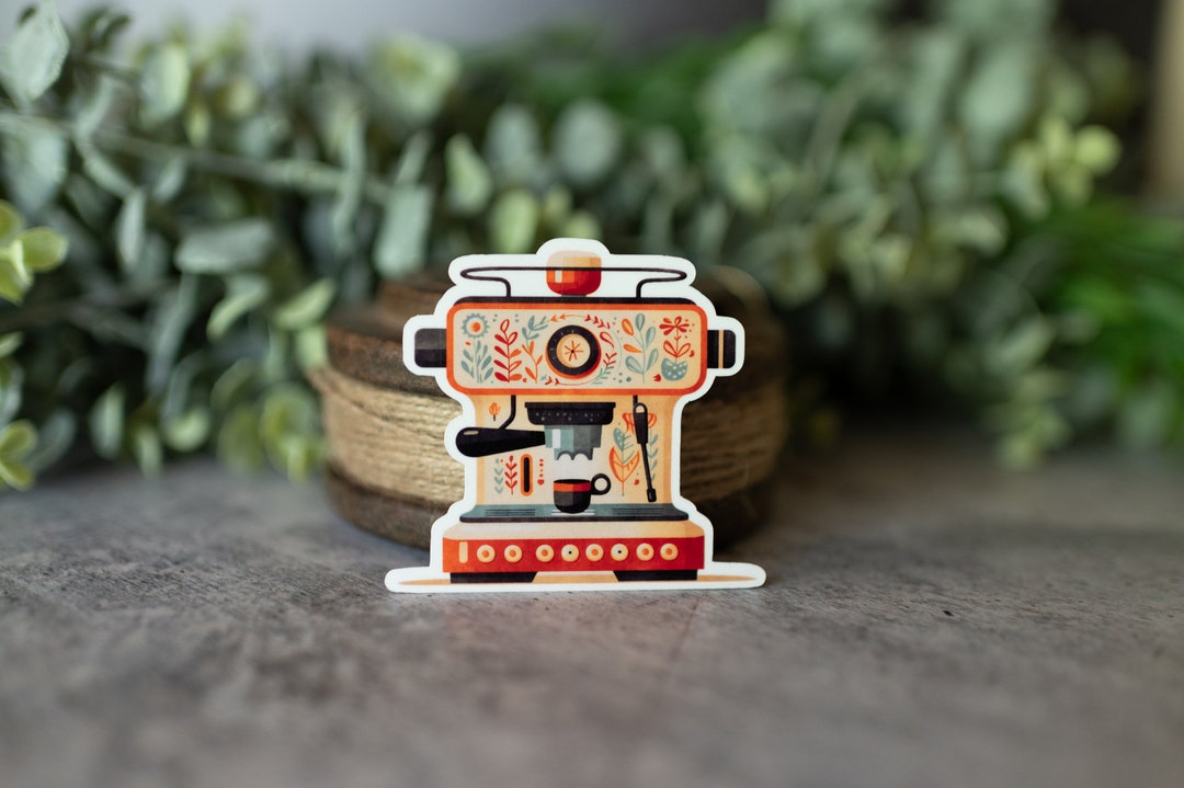 Coffee Lover Sticker Cool Boho Decal for Tumbler Water Bottle Cup ...