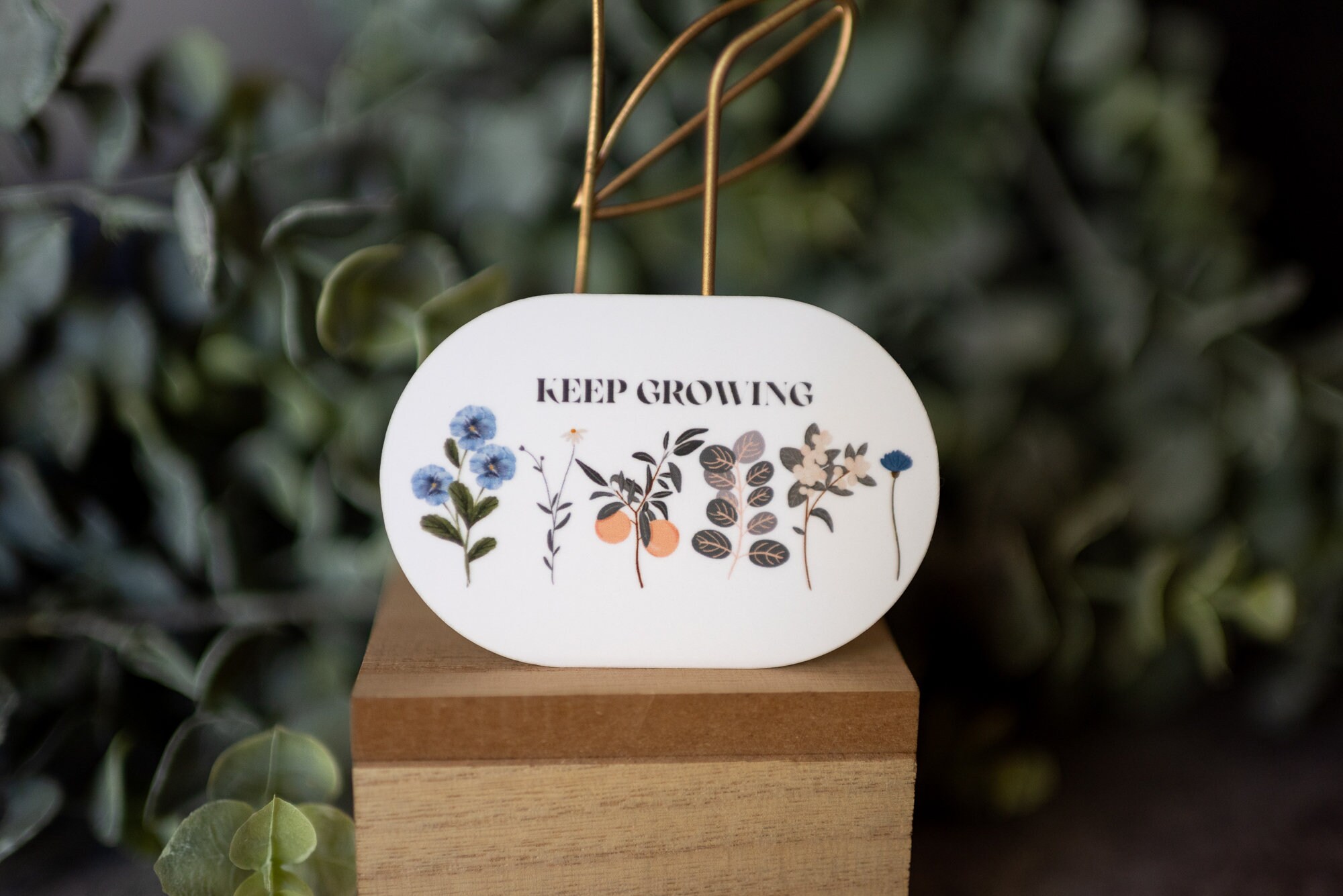 Keep Growing Sticker, Motivational Decal, Inspirational Sticker, Mental ...