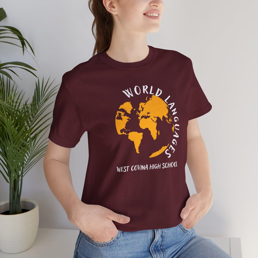 WCHS World Languages Globe : Short Sleeve Tee - Etsy