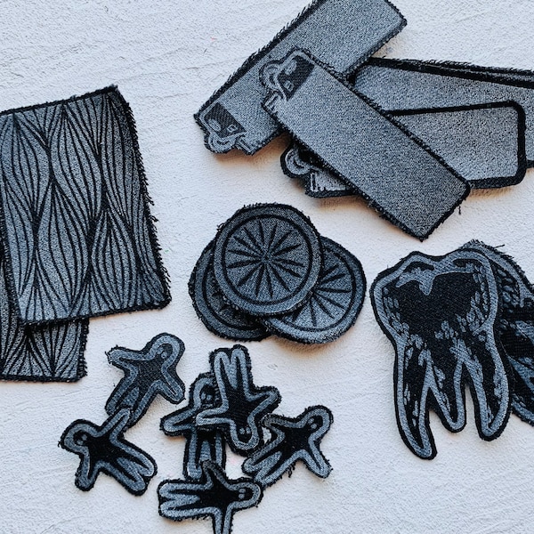 Scrap Fabric Patches - Etsy