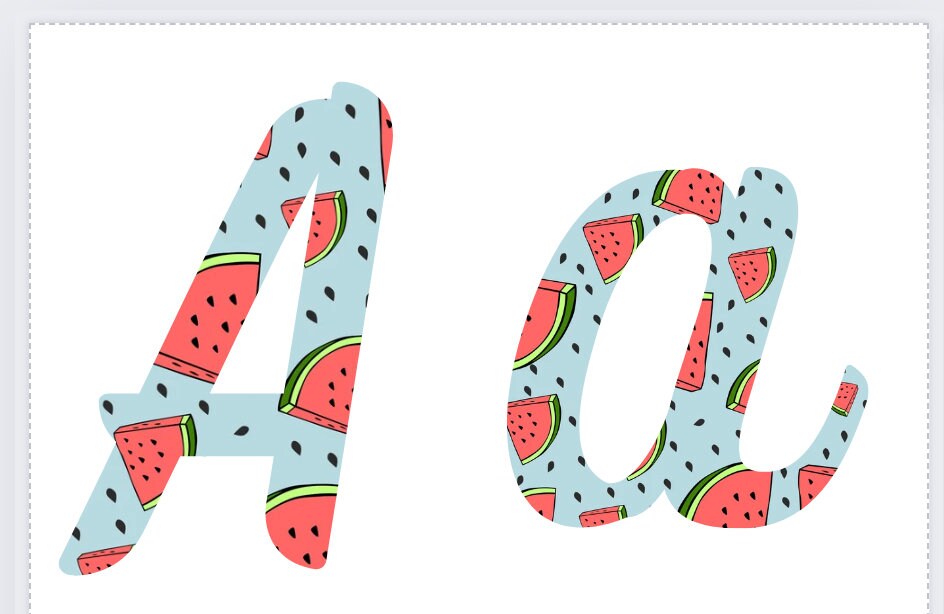 Fill Your Own Font, Custom Bulletin Board Letters, Drag & Fill Canva ...