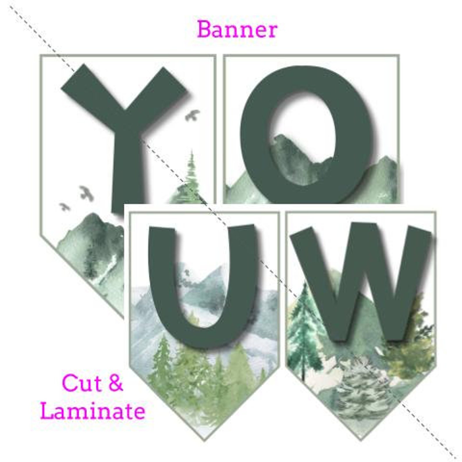 Mountain & Forest Posters, Classroom Decor, Growth Mindset, Bulletin ...