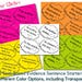 Text Evidence Bulletin Board Kit, Sentence Starters, Neon Bright ...