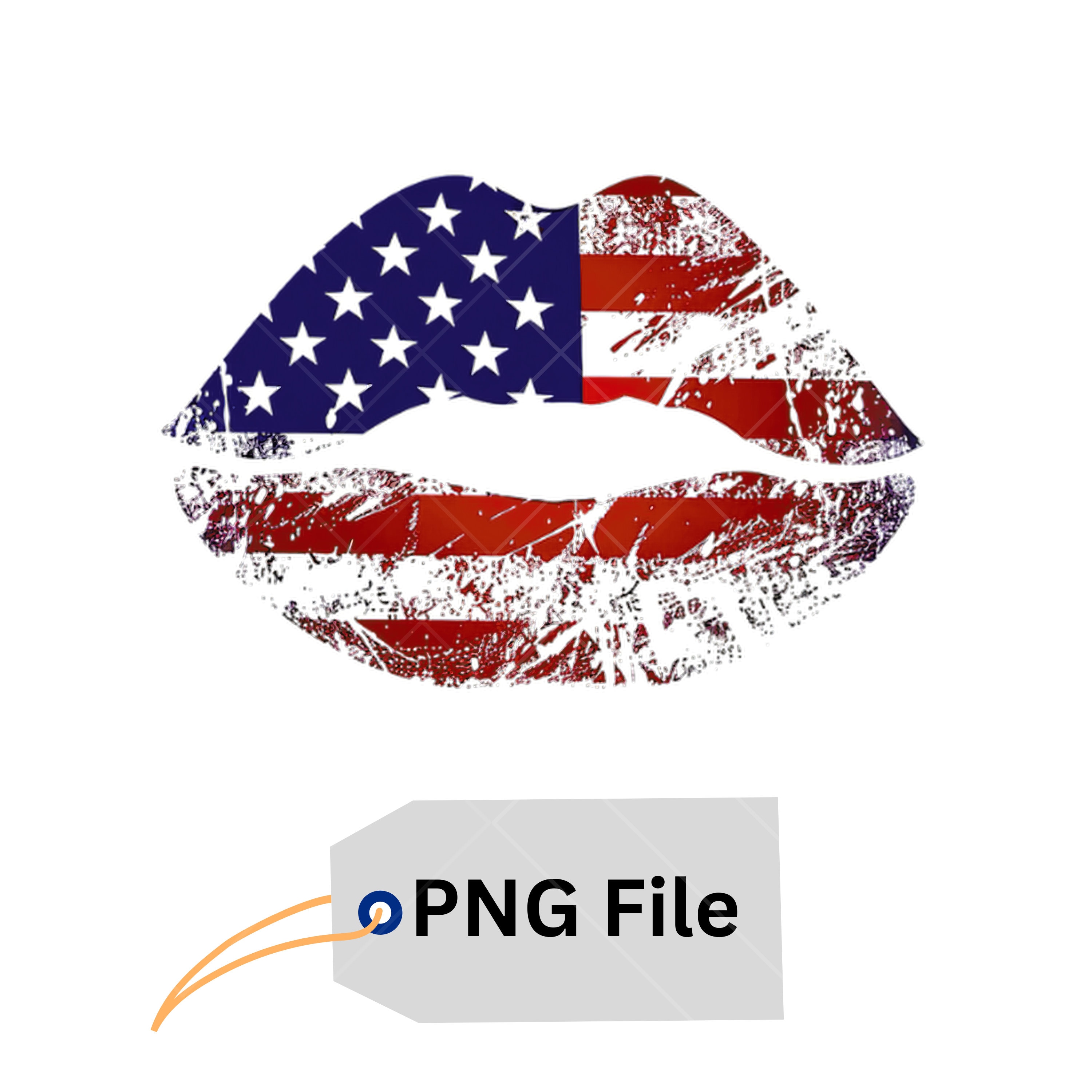 American Lips PNG Design Sublimation Instant Digital Download PNG Files ...