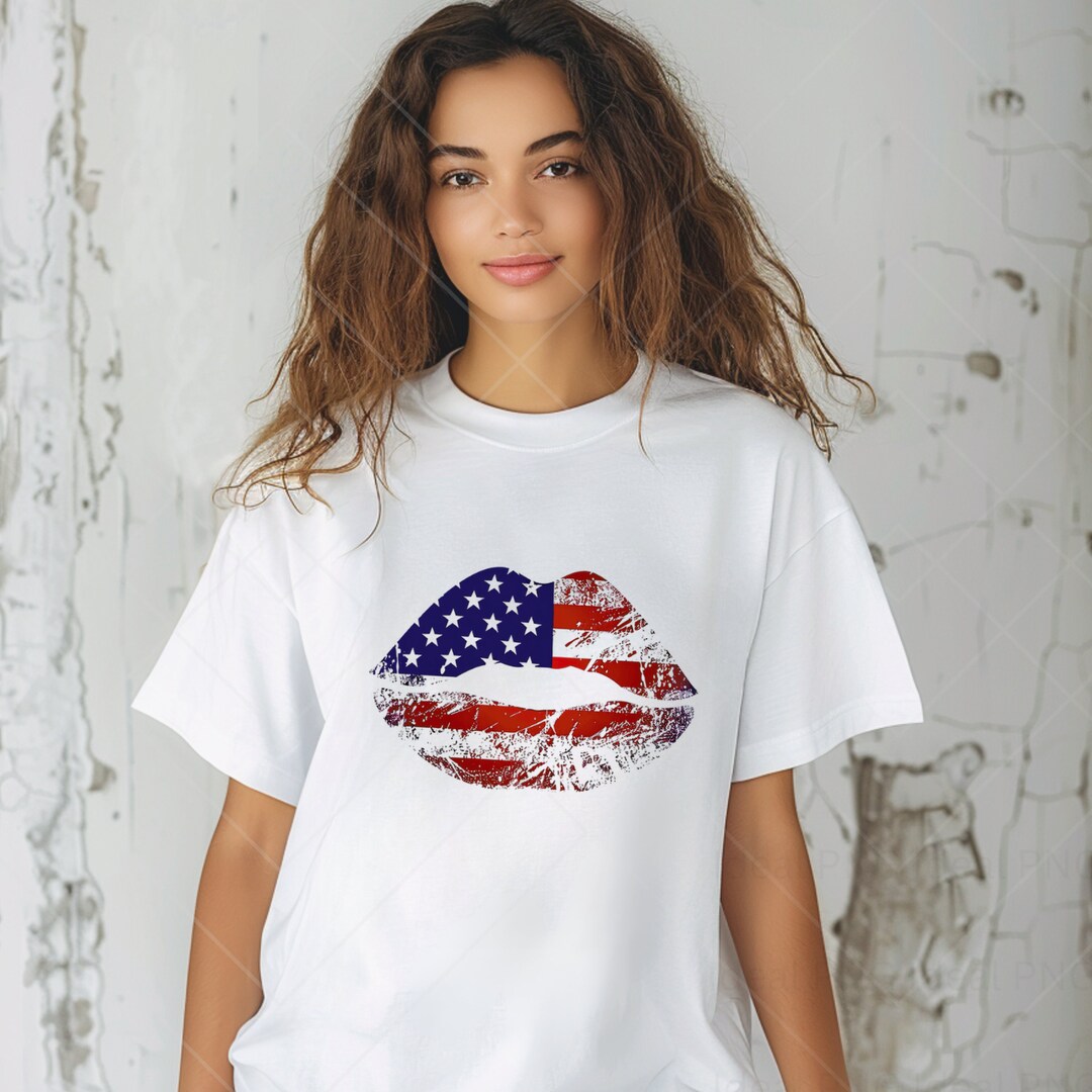American Lips PNG Design Sublimation Instant Digital Download PNG Files ...