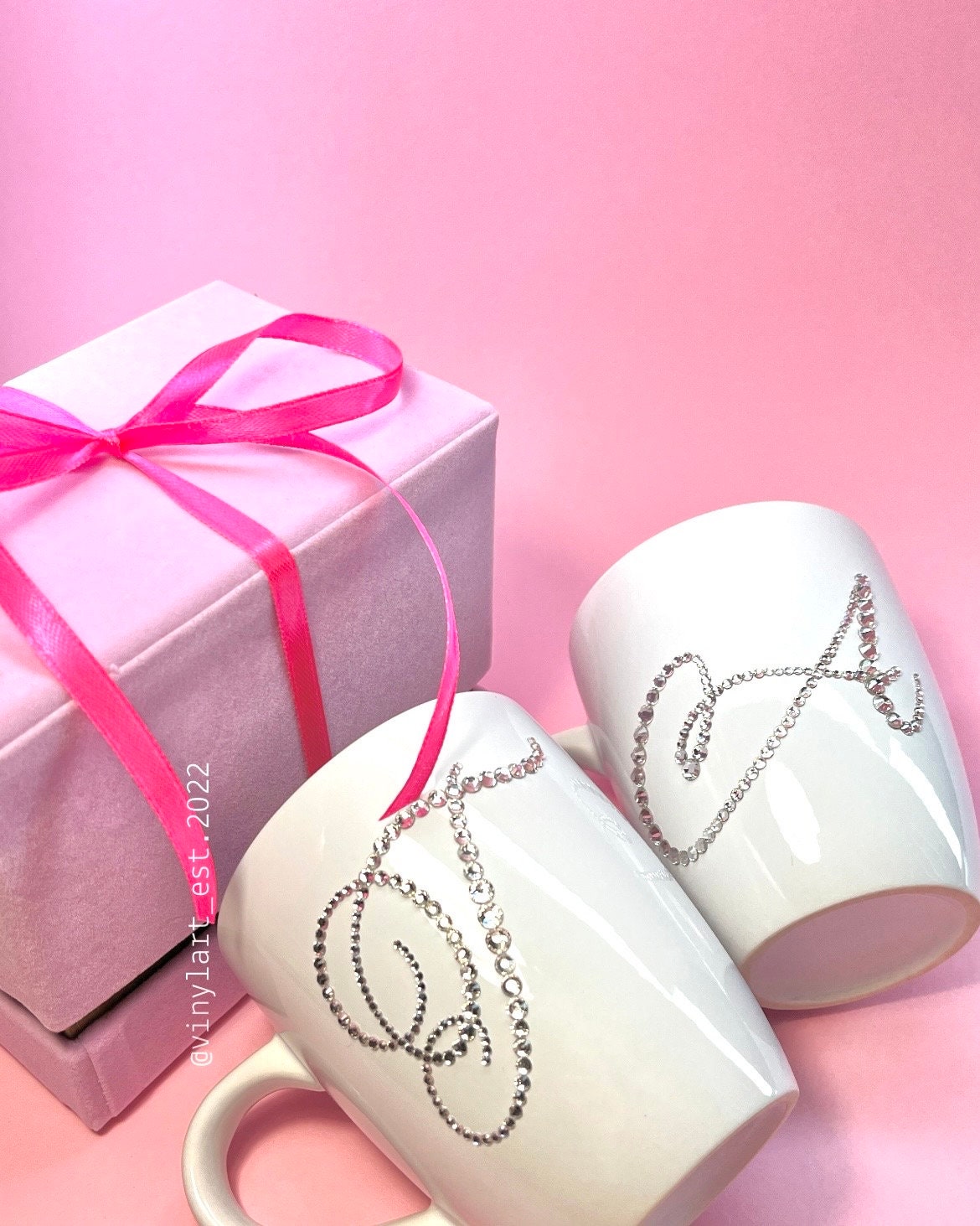 Mug Cup crystal Glass or Ceramic With Handle Personalized With ...