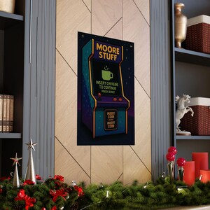 Retro Arcade-inspired Coffee Print - Etsy