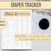 Diaper Log Printable, Editable Baby Diaper Tracker PDF, Daily Diaper ...
