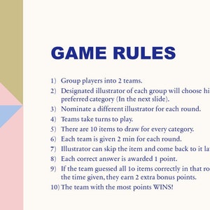 Pictionary Game Fully Editable Version for Any Group Size| Family Draw ...