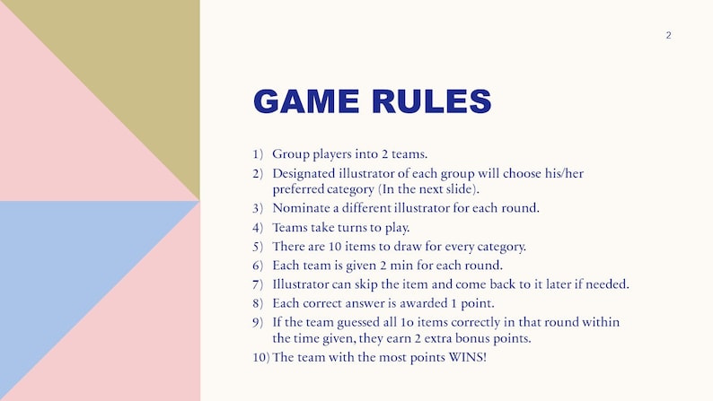 Pictionary Game Fully Editable Version for Any Group Size| Family Draw ...