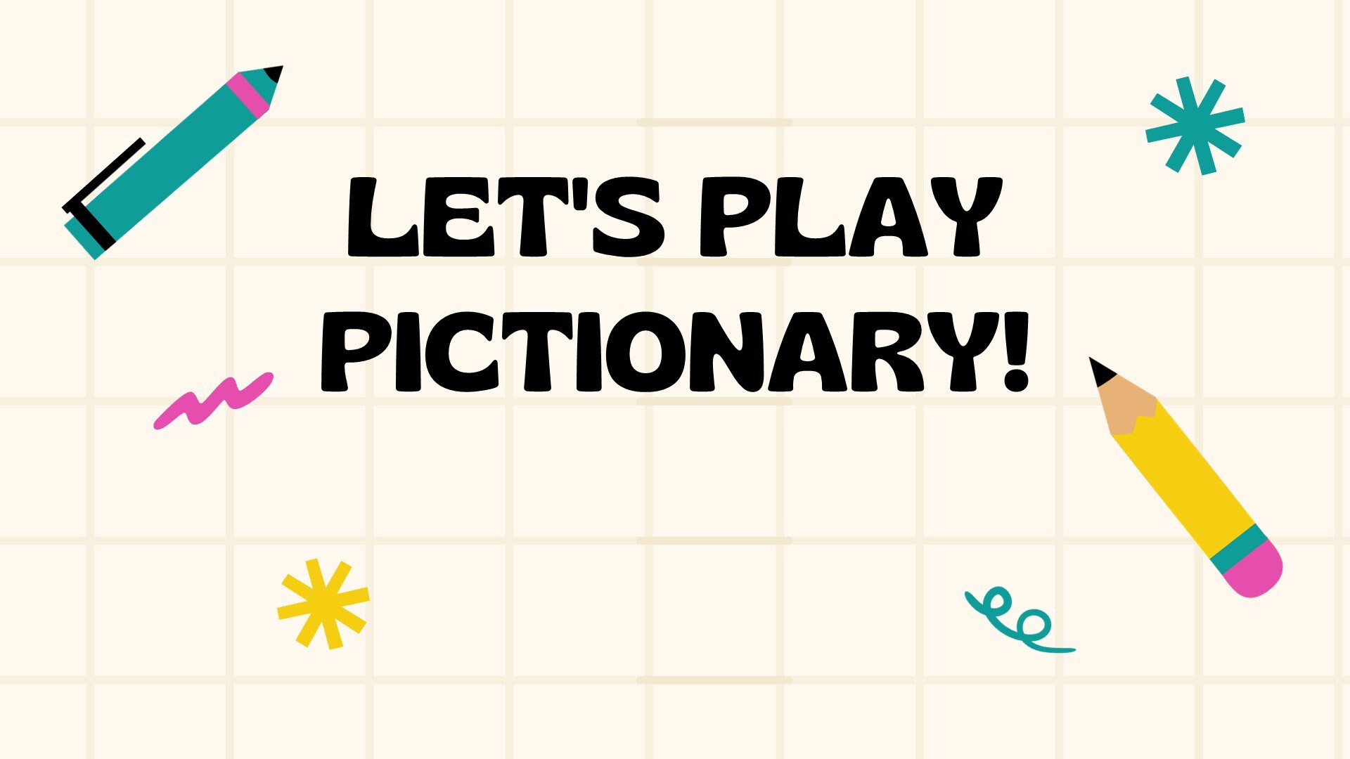 Pictionary Game for Kids |fully Editable Version for Any Group Size ...