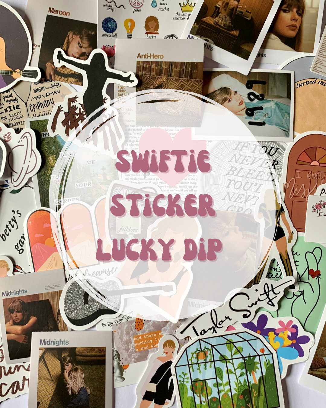 Swiftie Taylor Sticker Mystery Pack Lucky Dip - Etsy