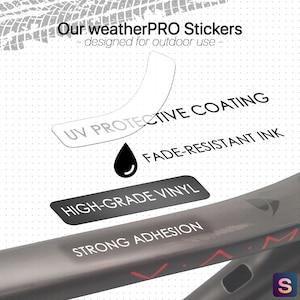 10x Best Custom Bike Name and Flag Waterproof Sticker - for Boyfriend ...