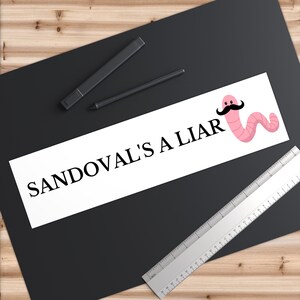 Sandoval's a Liar Bumper Sticker, Vanderpump Rules Bumper Sticker ...