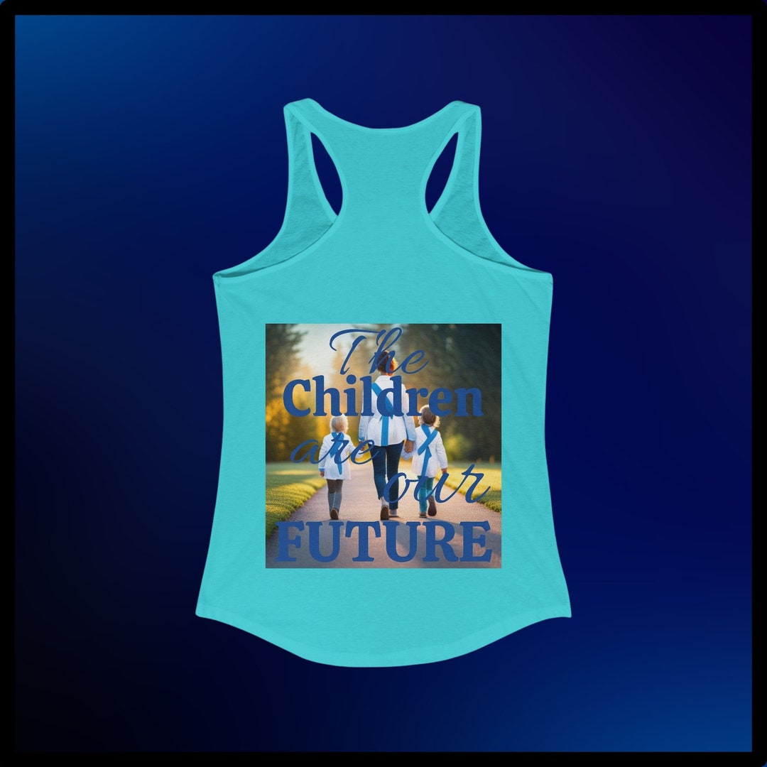 Child Abuse Prevention Shirt-custom Design Tank-clothing for Her Unique ...