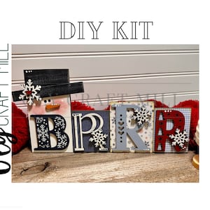 DIY Brrr Wood Block Shelf Sitter / DIY Wood Blank / Unfinished Wood Kit ...