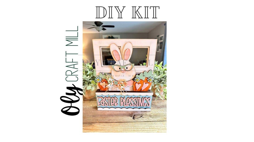 DIY Interchangeable Window Box Easter Blessings Add-on / DIY Wood Kit ...