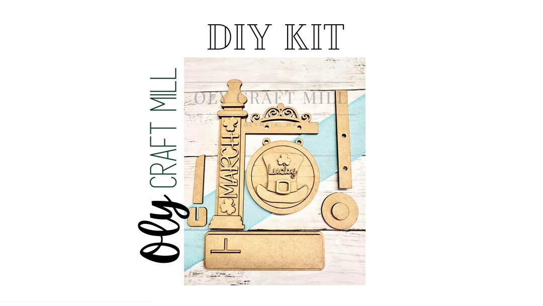 DIY Interchangeable Seasonal Mini Stand Sign Frame / 3" Round Insert ...