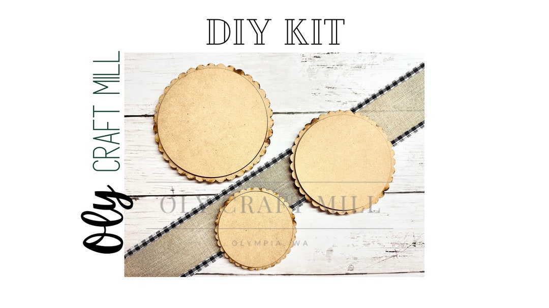 DIY Wood Mini Risers / DIY Wood Blank / Unfinished Wood Kit / Mantle ...