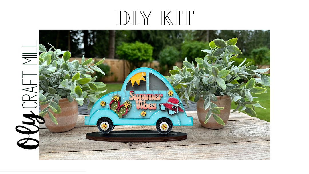 DIY Interchangeable Car Summer Vibes Add-on / Interchangeable Car / DIY ...