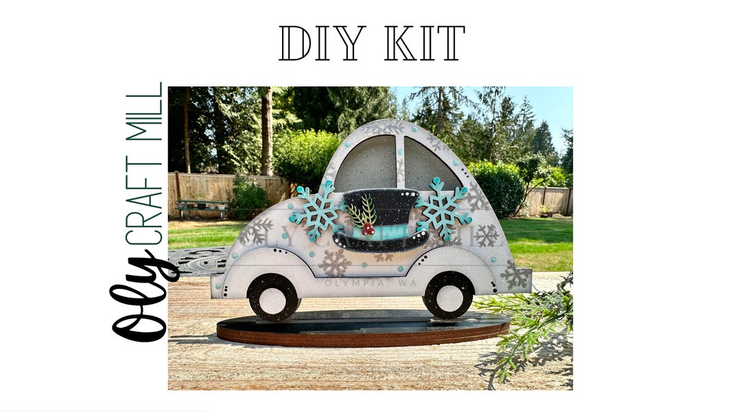DIY Interchangeable Car Frosty Add-on / Interchangeable Car / Winter ...