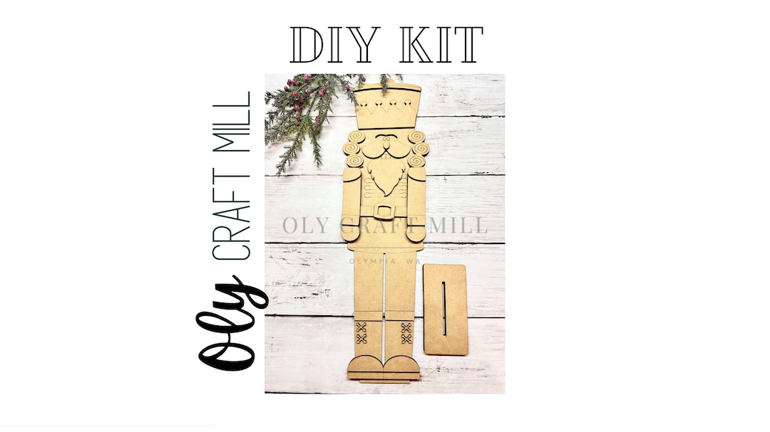 DIY Standing Nutcracker Shelf Sitter / Mantel Decor / DIY Wood Blank ...