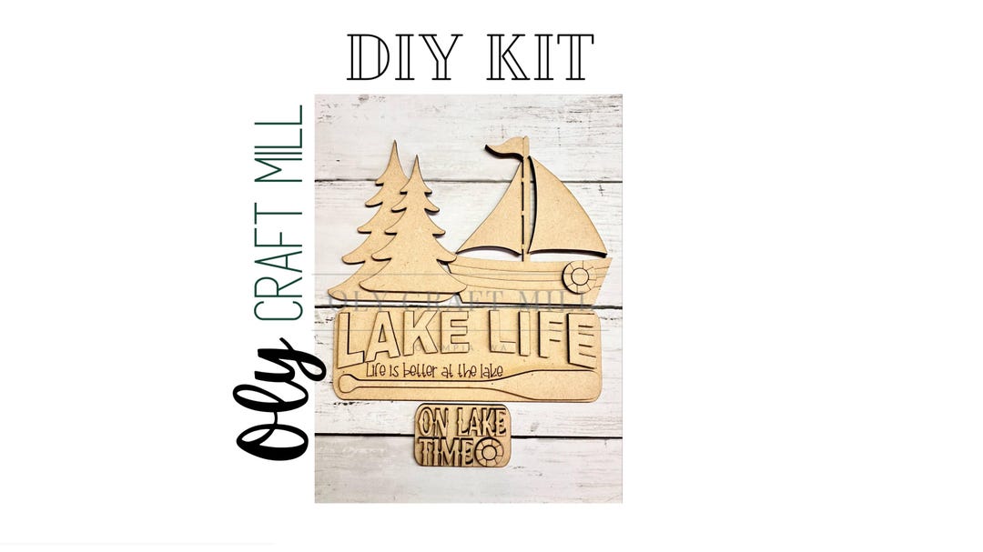 DIY Add-on Lake Life Interchangeable Farmhouse Truck / DIY Wood Kit ...