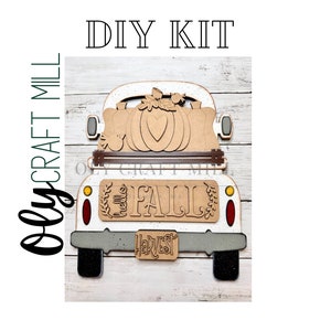 DIY Hello Fall Add-on / Interchangeable Farmhouse Truck / DIY Wood Kit ...