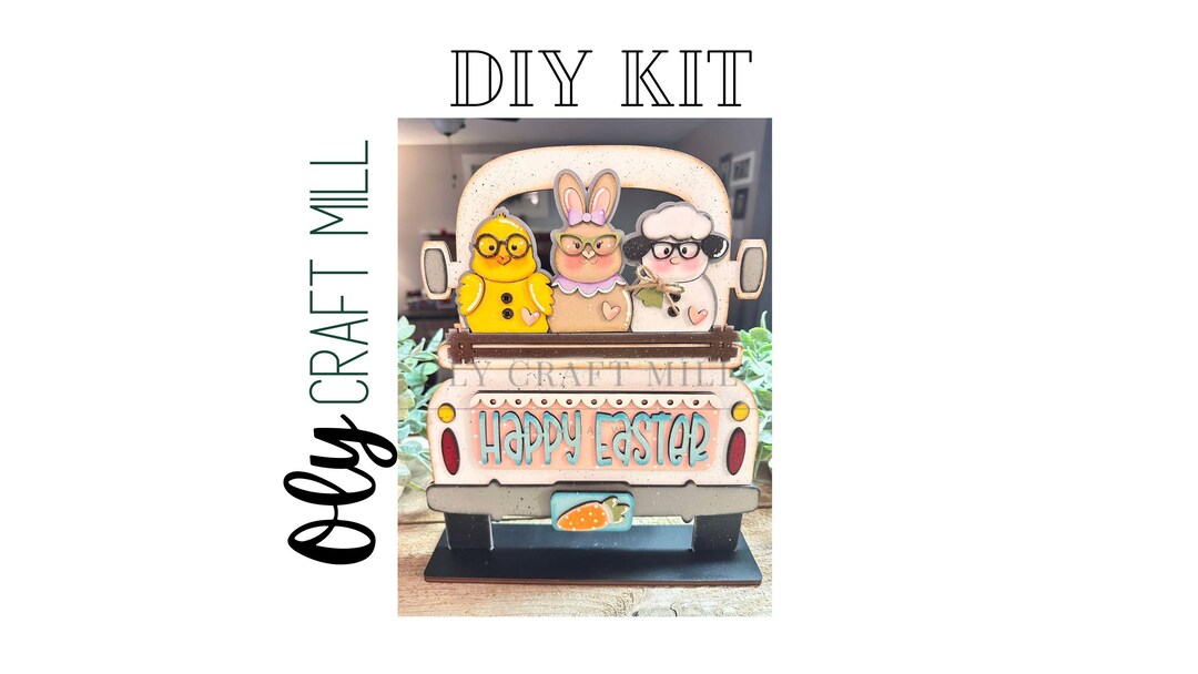 DIY Add-on Easter Pals Interchangeable Farmhouse Truck / DIY Wood Kit ...
