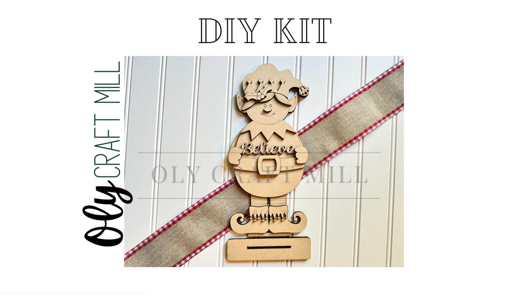 DIY Christmas Elf Boy Shelf Sitter / Elf Decor / Mantle Decor / Home ...