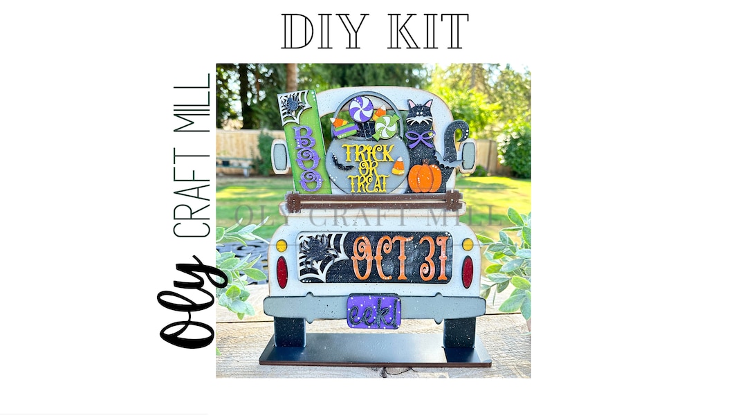DIY Trick or Treat Add-on / Interchangeable Farmhouse Truck / DIY Wood ...