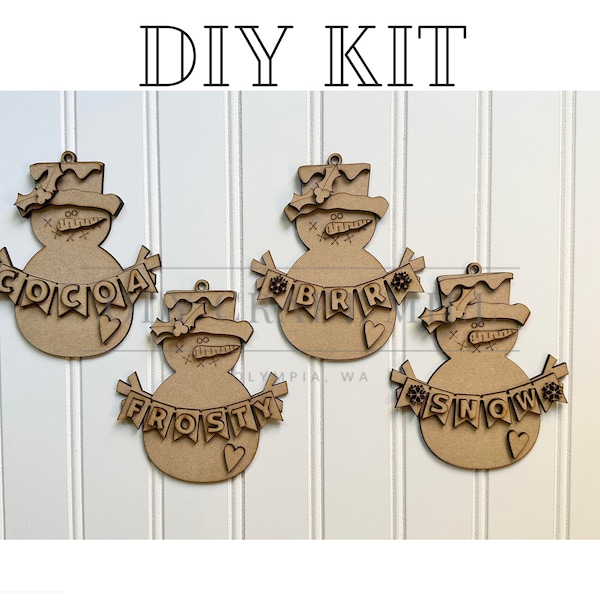 Snowman Banner - Etsy