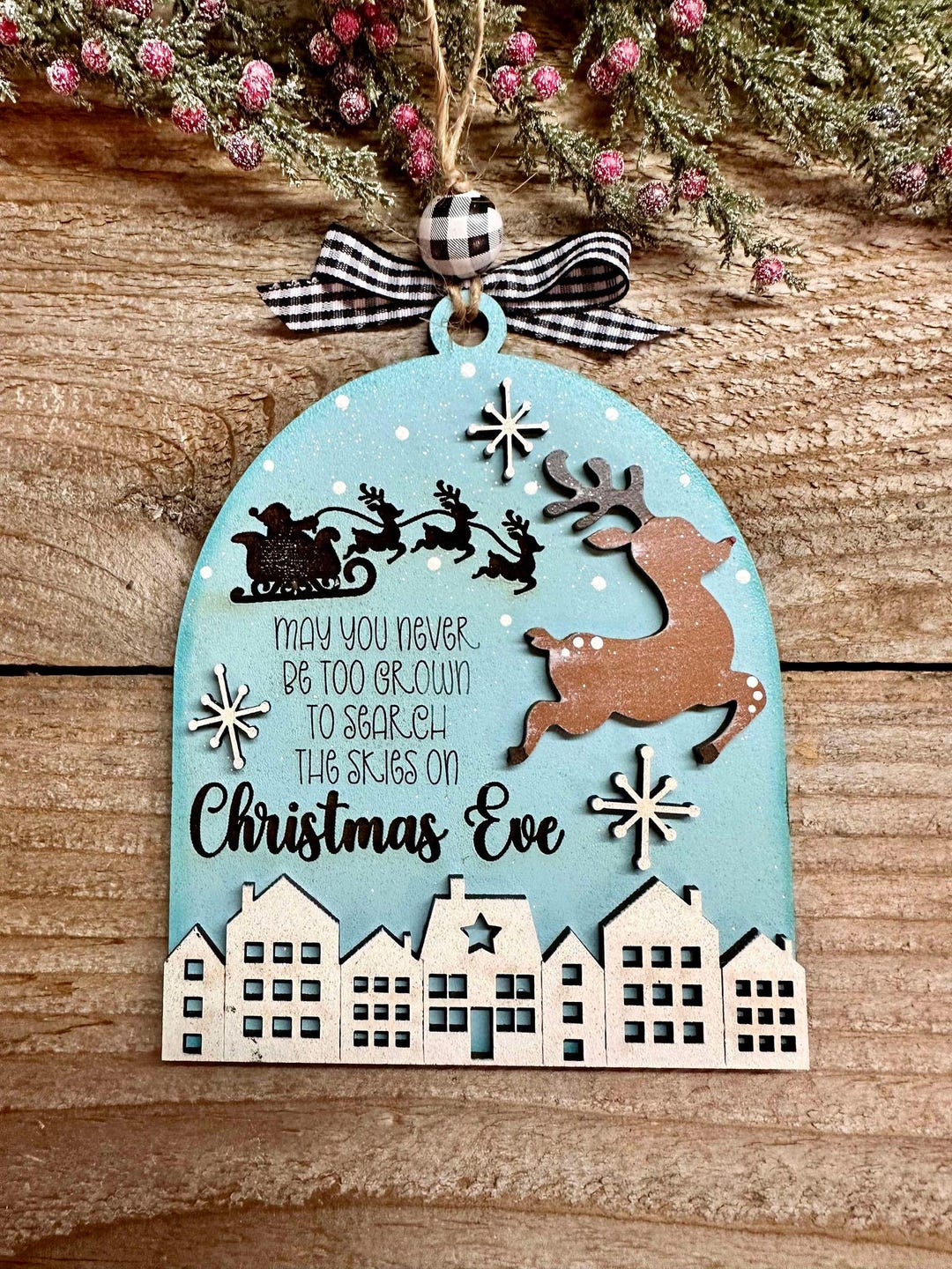 DIY Santa Skies Reindeer Christmas Ornaments / Search the Skies /home ...