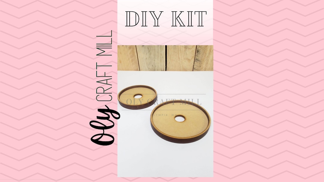 DIY Interchangeable Cookie Jar Lids / DIY Wood Kit / Interchangeable ...